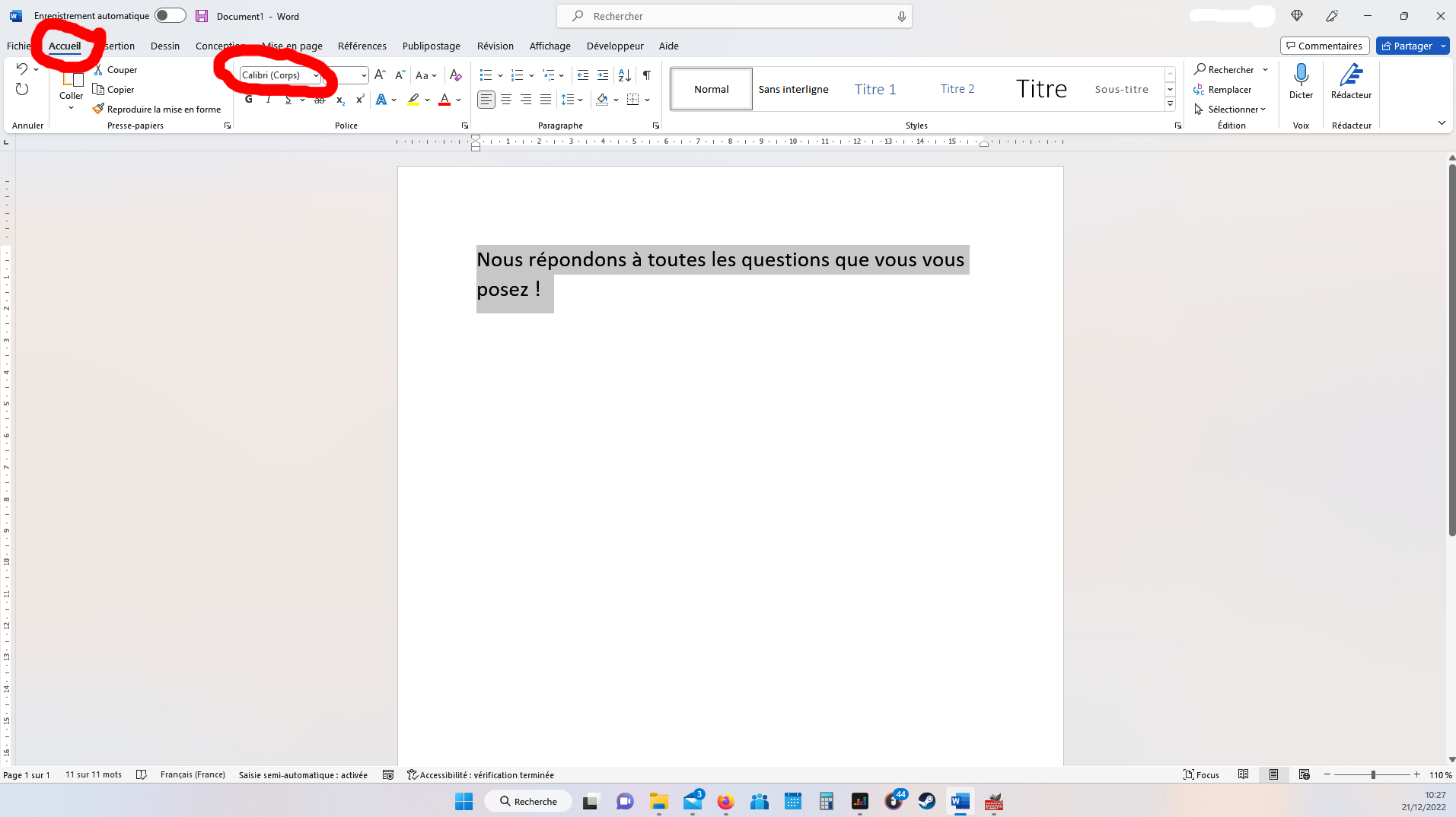 Comment changer de police avec Word ? - Comment on fait