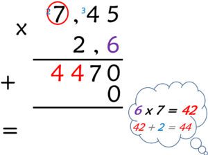 Comment poser une multiplication de nombres décimaux ? - Comment on fait