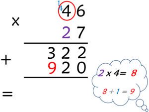 Comment poser une multiplication (par un nombre à deux chiffres ...